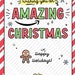 Wishing You an Amazing Christmas Gift Card Holder Template - Etsy
