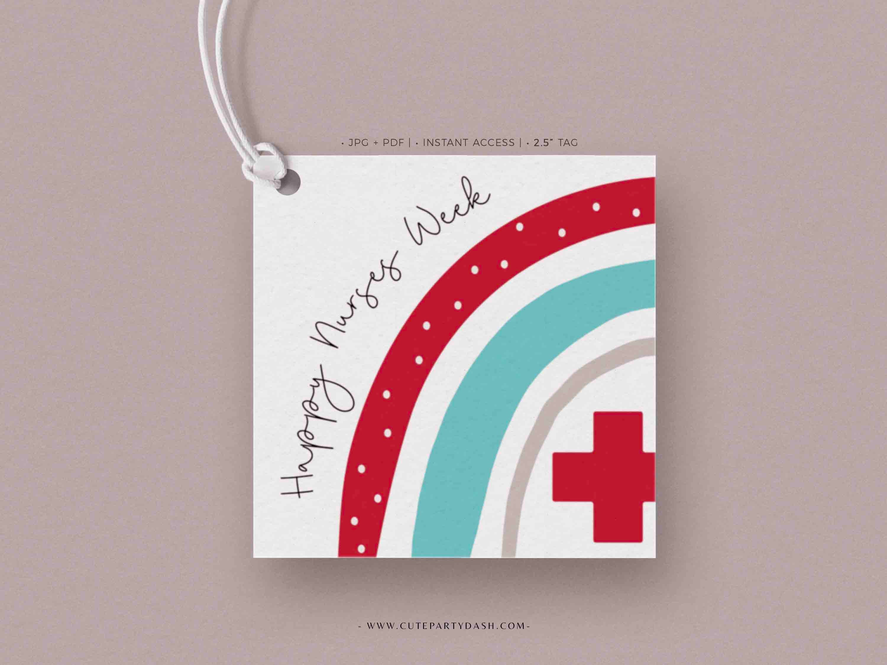 Nurses Week Appreciation Gift Tag Hospital Appreciation Thank - Etsy