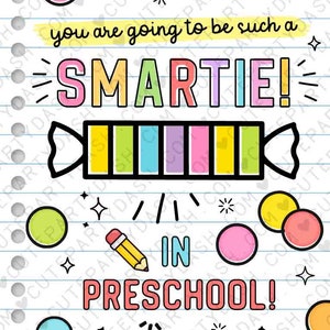 Printable First Day of School Candy Treat Tag Any Grade You're Going to ...