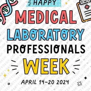 Lab Week Gift Tags Printable INSTANT DOWNLOAD Editable Lab Week ...