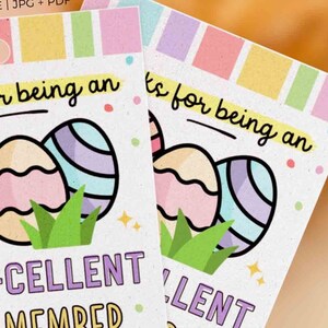 Editable Easter Team Member Appreciation Printable Gift Tag, INSTANT ...