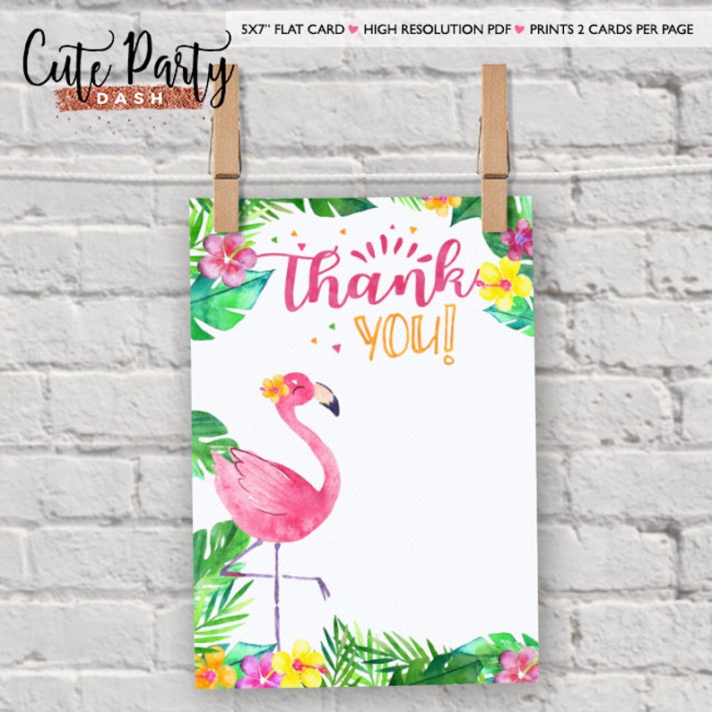 INSTANT DOWNLOAD EDITABLE Flamingo Birthday Monthly Photo - Etsy