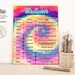 Tie Dye Back to School Daily Schedule, Printable Editable Schedule for ...