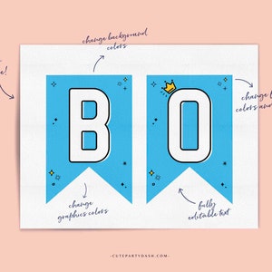 Boss's Day Banner Printable INSTANT DOWNLOAD Happy Boss's Day EDITABLE ...