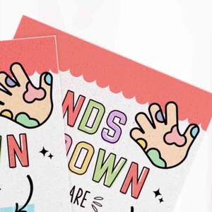 Editable Hands Down You Are the Best Around Gift Tag, Printable Staff ...