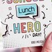 School Lunch Hero Day Appreciation Gift Tag Printable Lunch Hero ...
