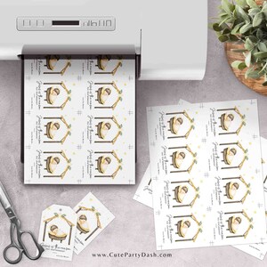 Christmas Nativity Tags Printable INSTANT DOWNLOAD Editable JESUS is ...