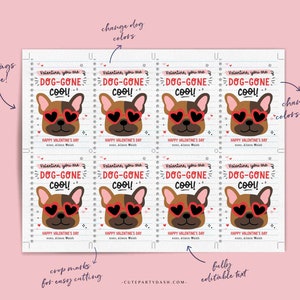 Printable Dog Valentine's Day Cards Printable INSTANT DOWNLOAD ...