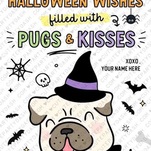 Halloween Gift Tag Printable Template INSTANT DOWNLOAD Happy Halloween ...