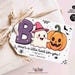 Boo a Little Treat for You Halloween Gift Tag Printable INSTANT ...