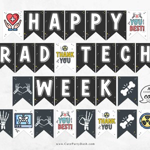Rad Tech Week Gift Tag Printable: Editable Radiology Appreciation ...