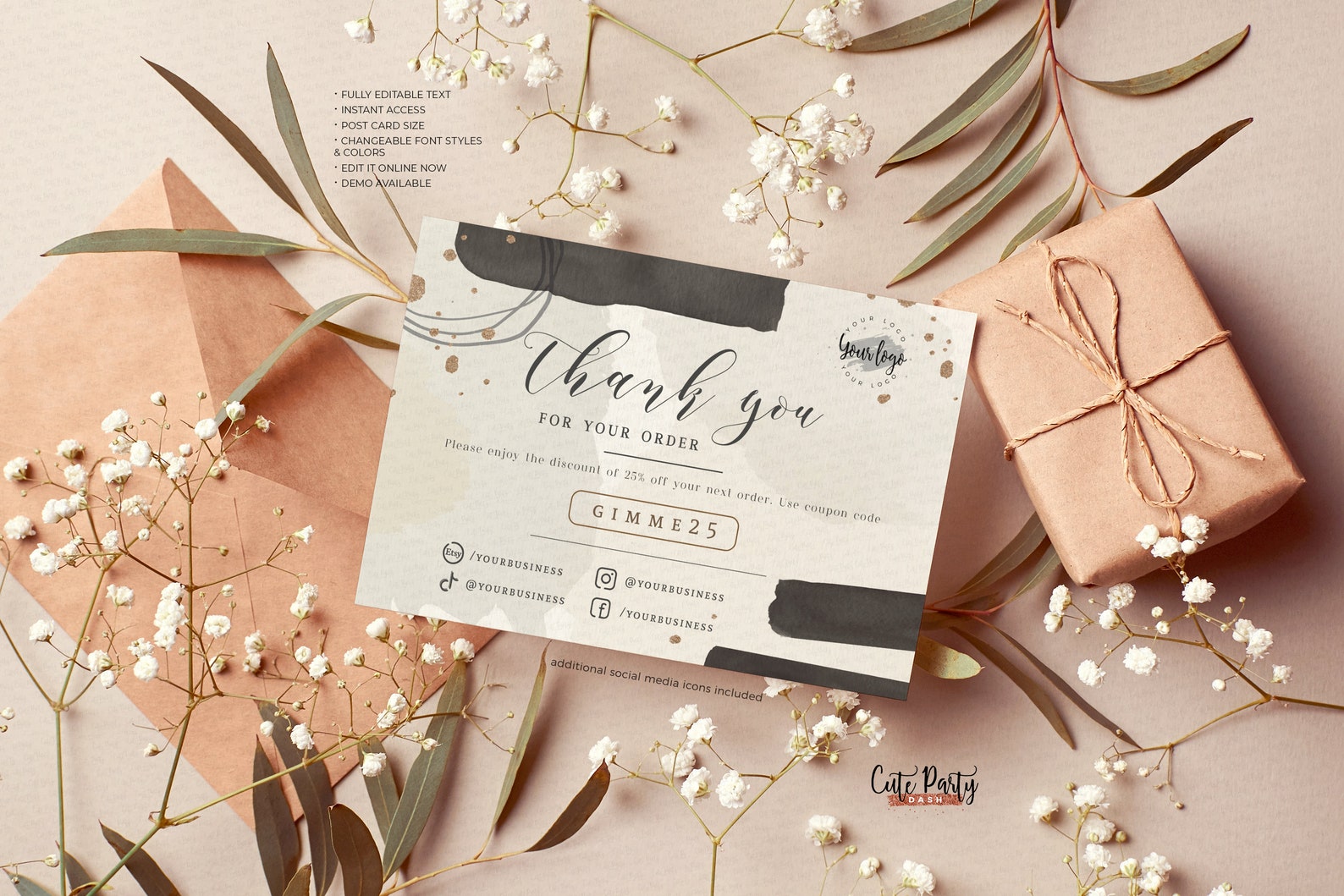 Round Product Label Editable Template INSTANT DOWNLOAD Add - Etsy