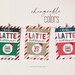 Editable Christmas Thanks a Latte Christmas Coffee Gift Card - Etsy