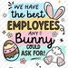 Employee Appreciation Happy Easter Gift Tag Printable INSTANT DOWNLOAD ...