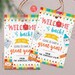EDITABLE Welcome Back to School Gift Tag, First Day of School, Teacher ...