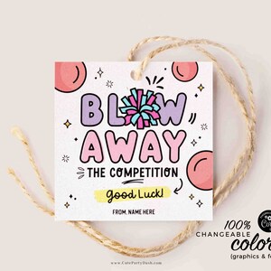 Blow Away the Competition Gift Tag INSTANT DOWNLOAD Printable ...