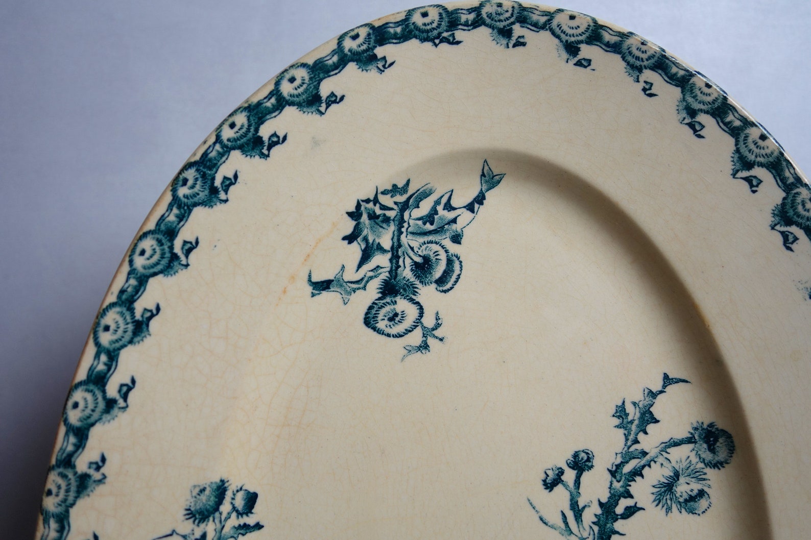 French Antique Serving Dish Serving Platter Transferware - Etsy