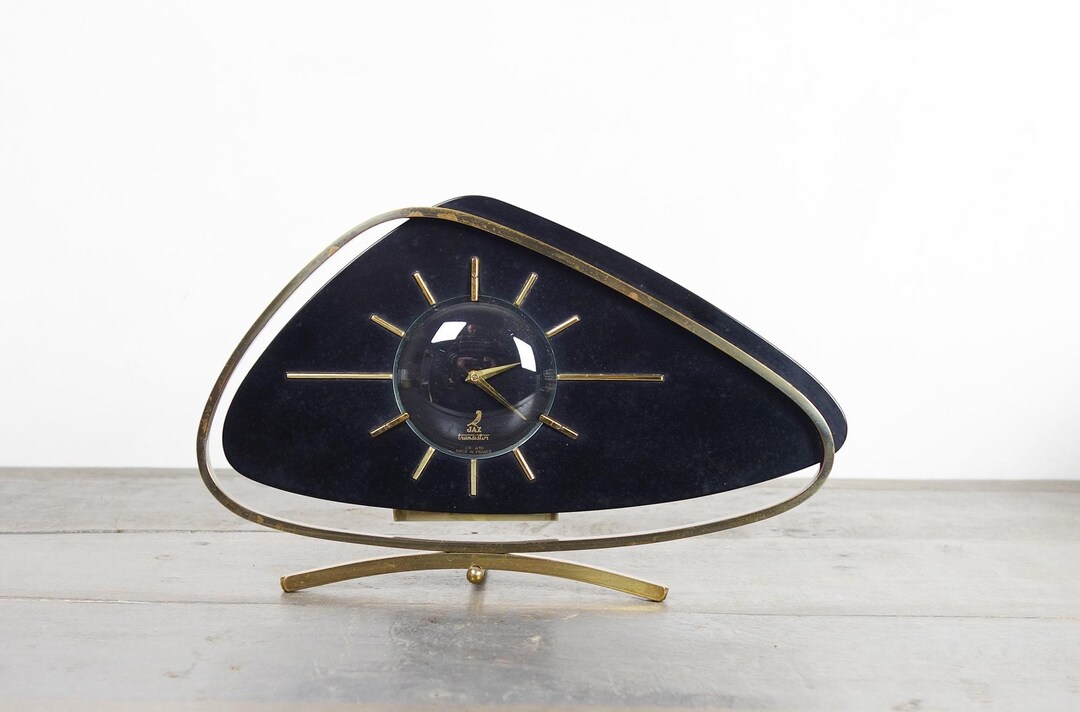 French Vintage JAZ Clock, Desk Clock, Mantel Clock, PALTIC Model ...