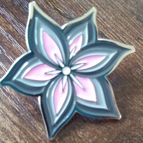 Demisexual Pride Lily Soft Enamel Pin | Etsy