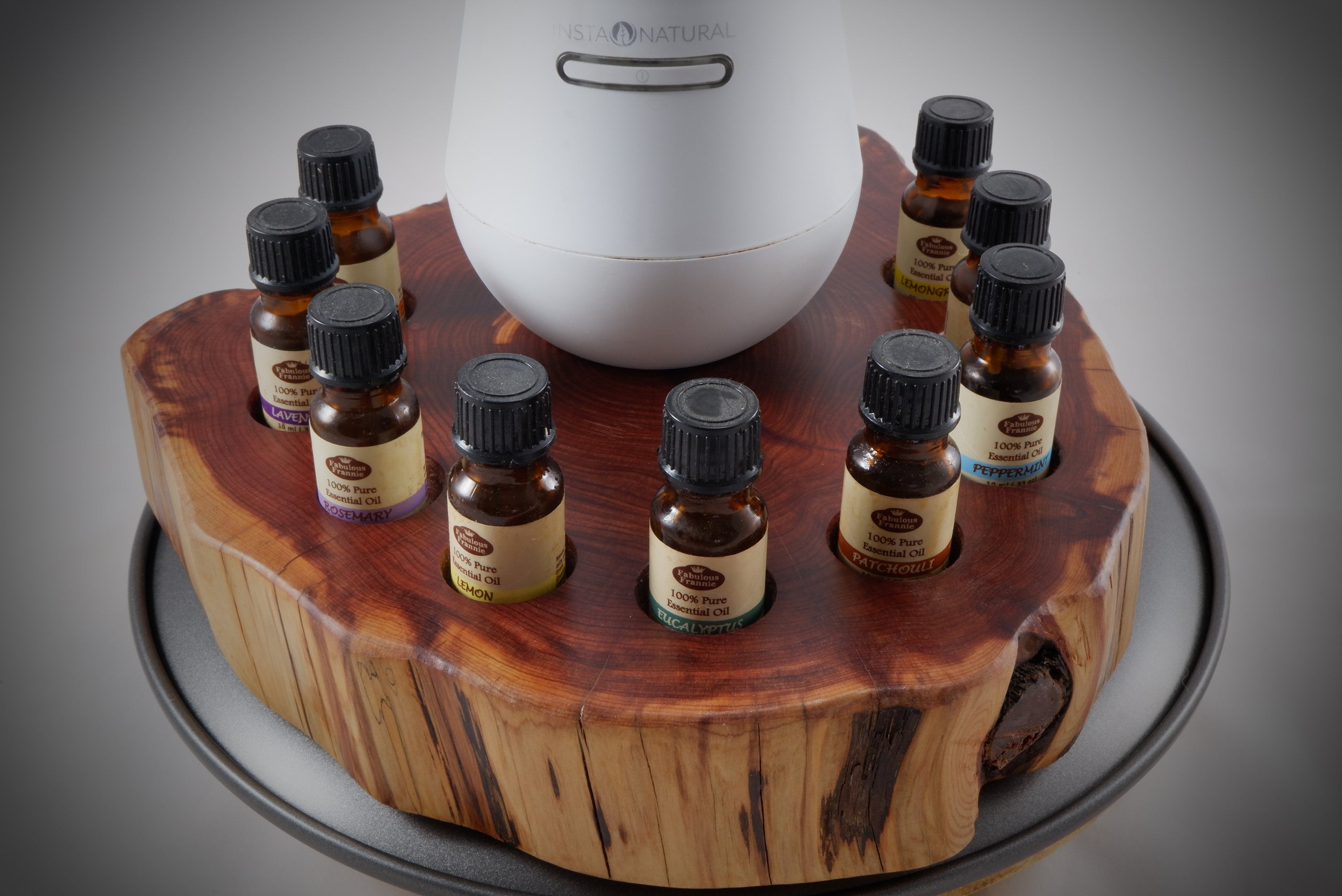 Essential Oil Holder Display Stand (9 Bottles) With Space for Your ...
