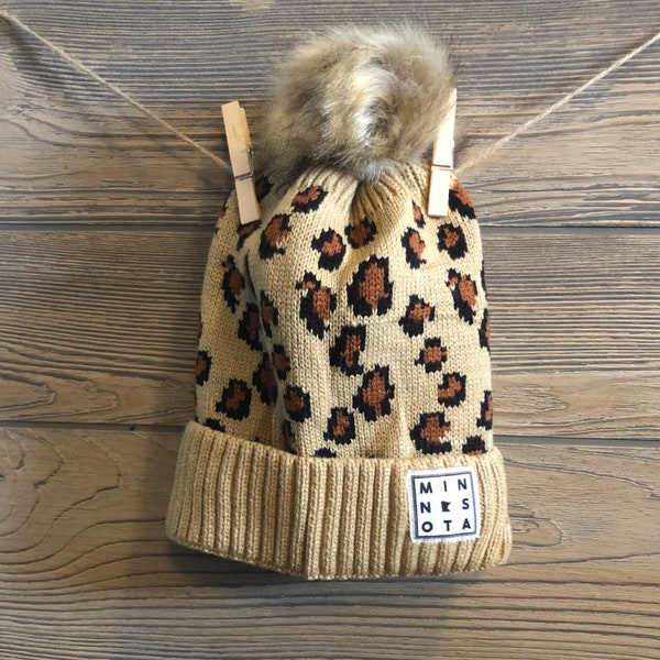 Leopard Print Hat - Etsy