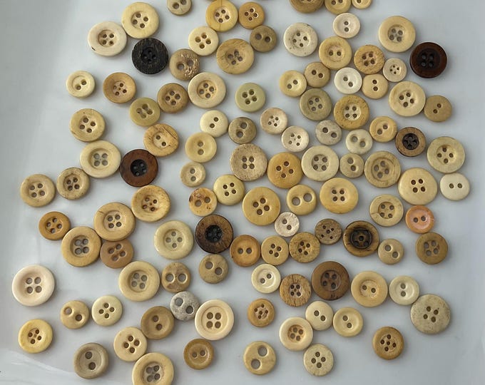 Lot 107 Antique Bone Underwear Buttons Old Utilitarian Civil War Era - Etsy