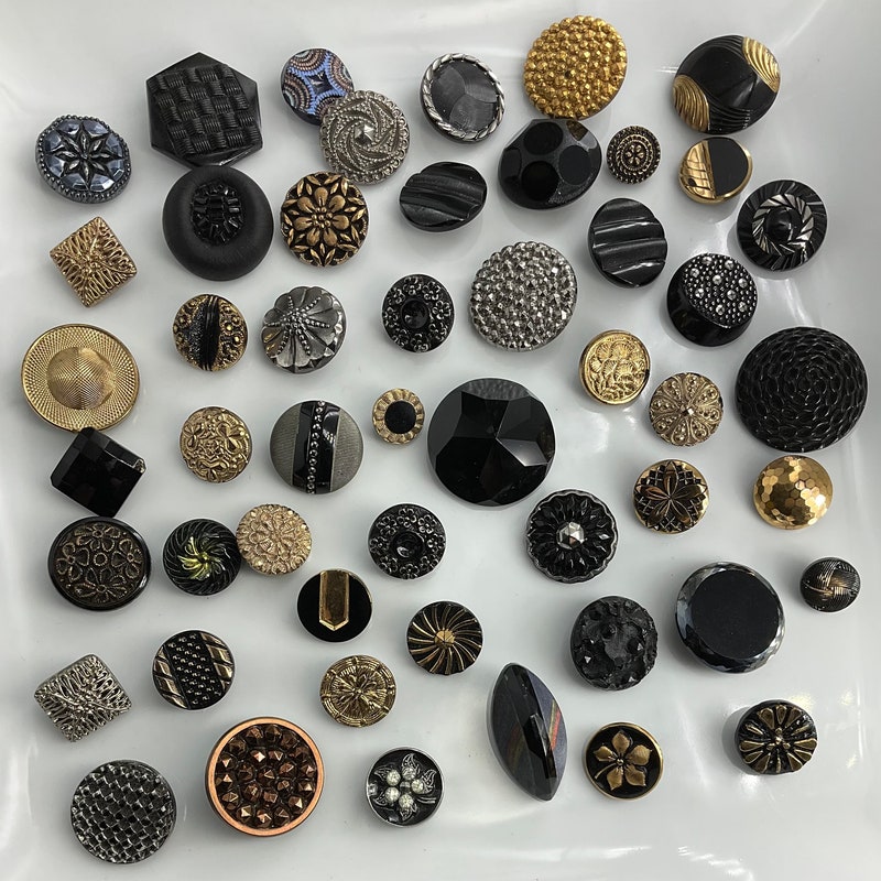 Glass Buttons - Etsy