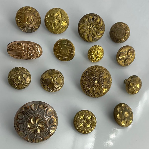 Gilt Buttons - Etsy