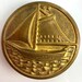 Large Antique Sailboat Picture Button Metal Old Pictorial - Etsy