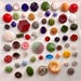Bulk Lot 60 Vintage Colorful Glass Buttons Variety Sizes Shapes - Etsy
