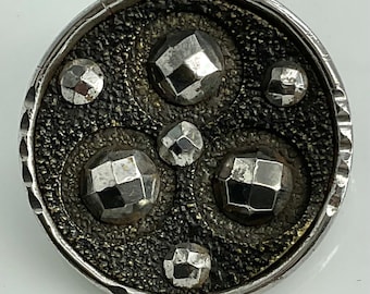 Medium Pierced Metal Openwork Cut Steel Antique Whorls Swirls Victorian ...