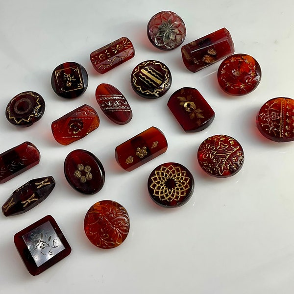 Glass Buttons - Etsy