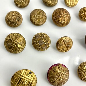 Lot of 15 Antique Gilt Golden Age Buttons Old Variety - Etsy
