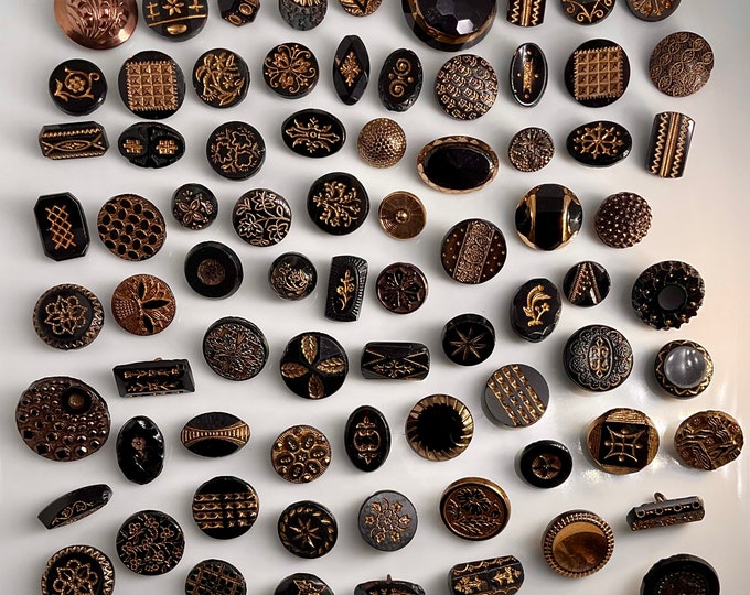 Lot of 15 Antique Gilt Golden Age Buttons Old Variety - Etsy