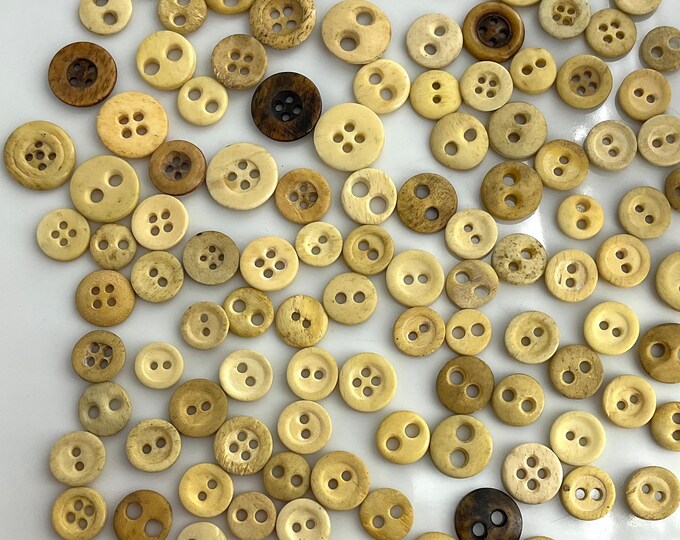 Lot 107 Antique Bone Underwear Buttons Old Utilitarian Civil War Era - Etsy