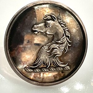 Antique British Livery Button Horse Firmin Back Mark Old - Etsy