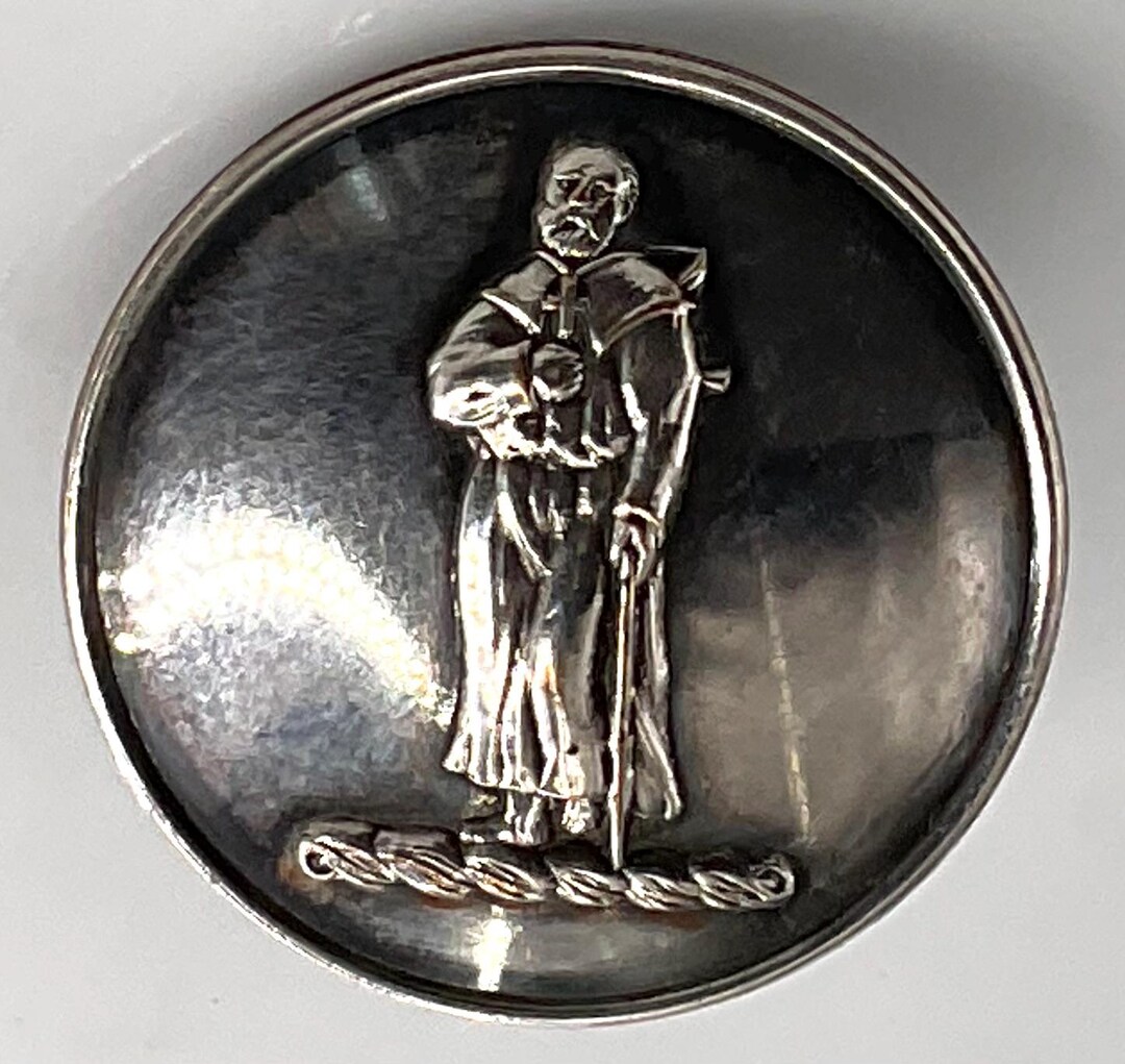 Antique British Livery Button Priest Robes Staff Crucifix Religious ...