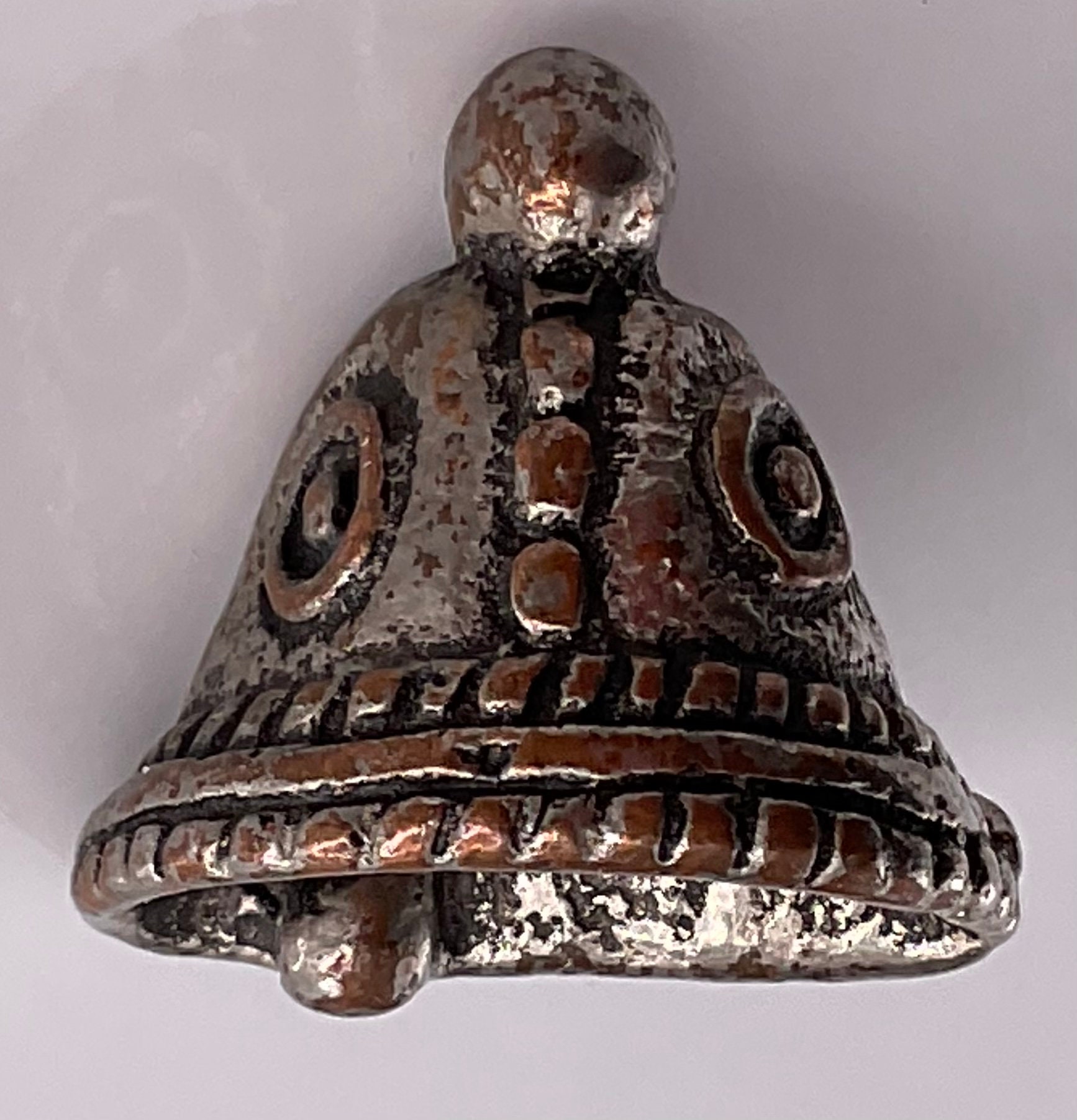 Bell Clapper Vintage Medium Novelty Shape Old Button Metallic - Etsy
