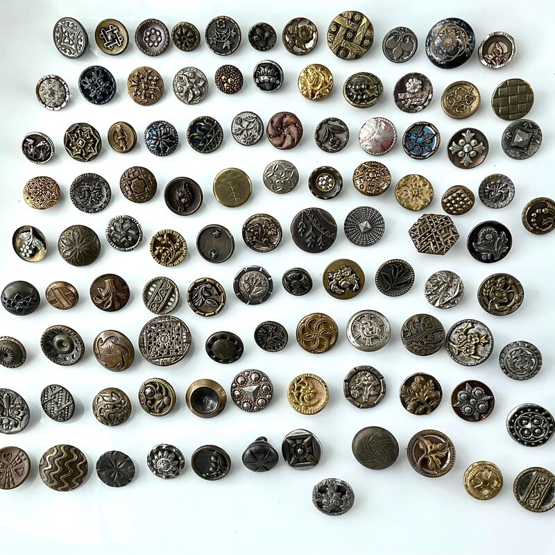 Metal Buttons - Etsy