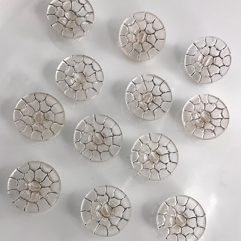 Clear Glass Buttons - Etsy