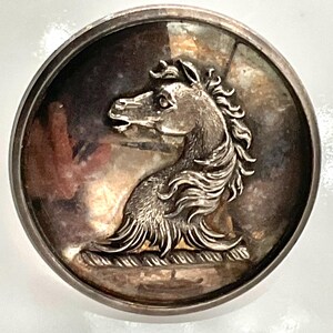 Antique British Livery Button Horse Firmin Back Mark Old - Etsy