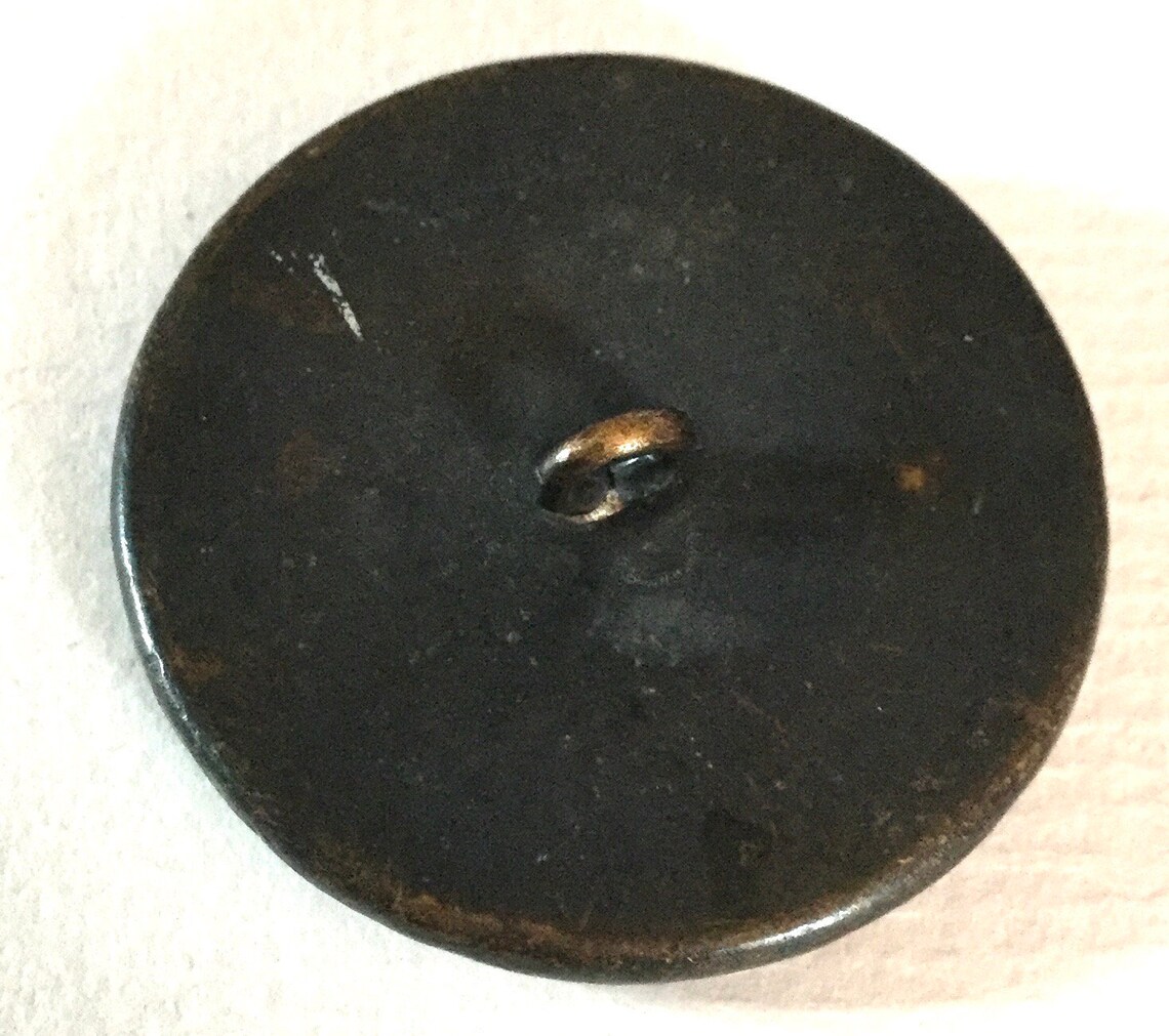 Gorgeous Flower Floral Antique Large Metal Button Old Picture - Etsy