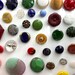 Bulk Lot 60 Vintage Colorful Glass Buttons Variety Sizes Shapes - Etsy