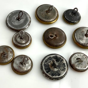 Lot 10 Old Work Clothes Overalls Antique Buttons Verbal - Etsy