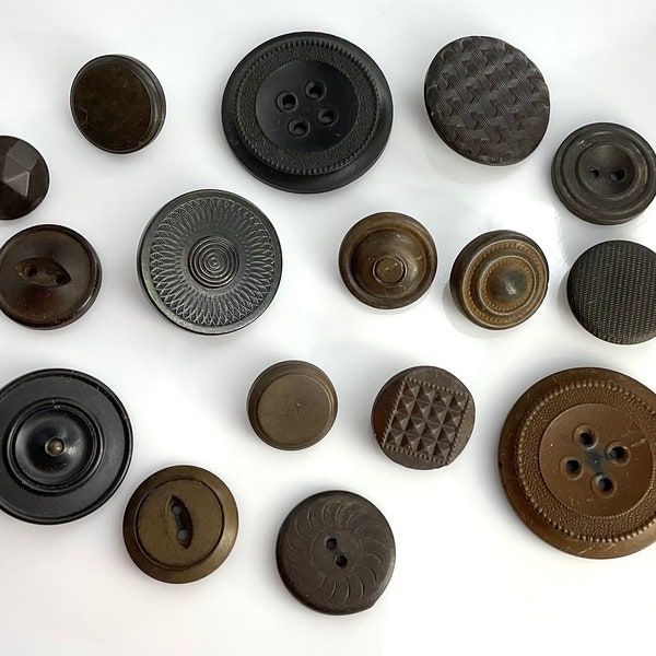 Hard Rubber Buttons - Etsy