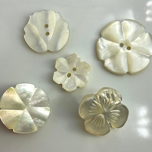 Flower Shape Buttons - Etsy