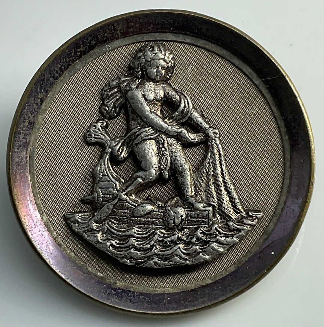 Large St Peter Casting Net Fisherman Old Metal Antique Victorian ...