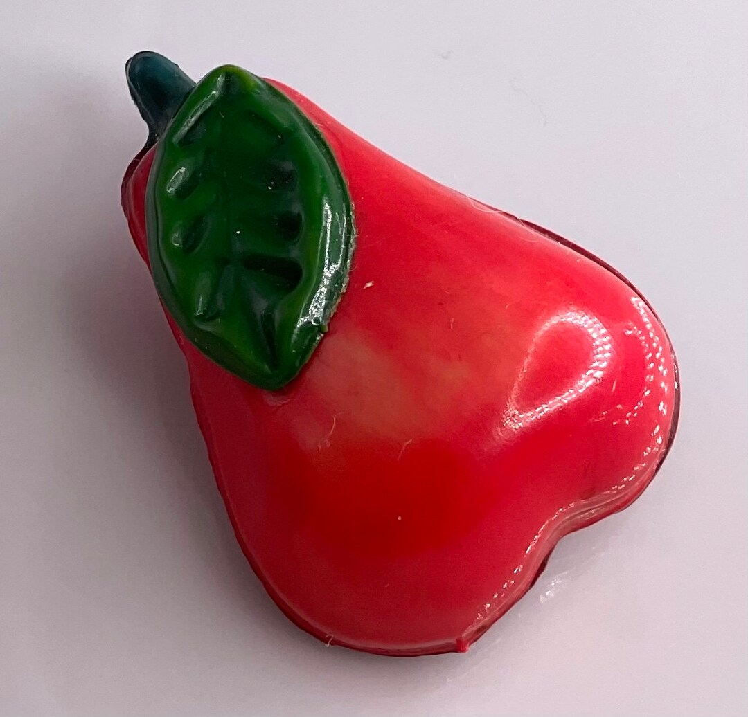 Celluloid Pear Fruit Realistic Shape Old Vintage Novelty Button - Etsy