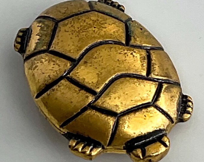 Cute Turtle Tortoise Realistic Shape Medium Metal Button Novelty - Etsy