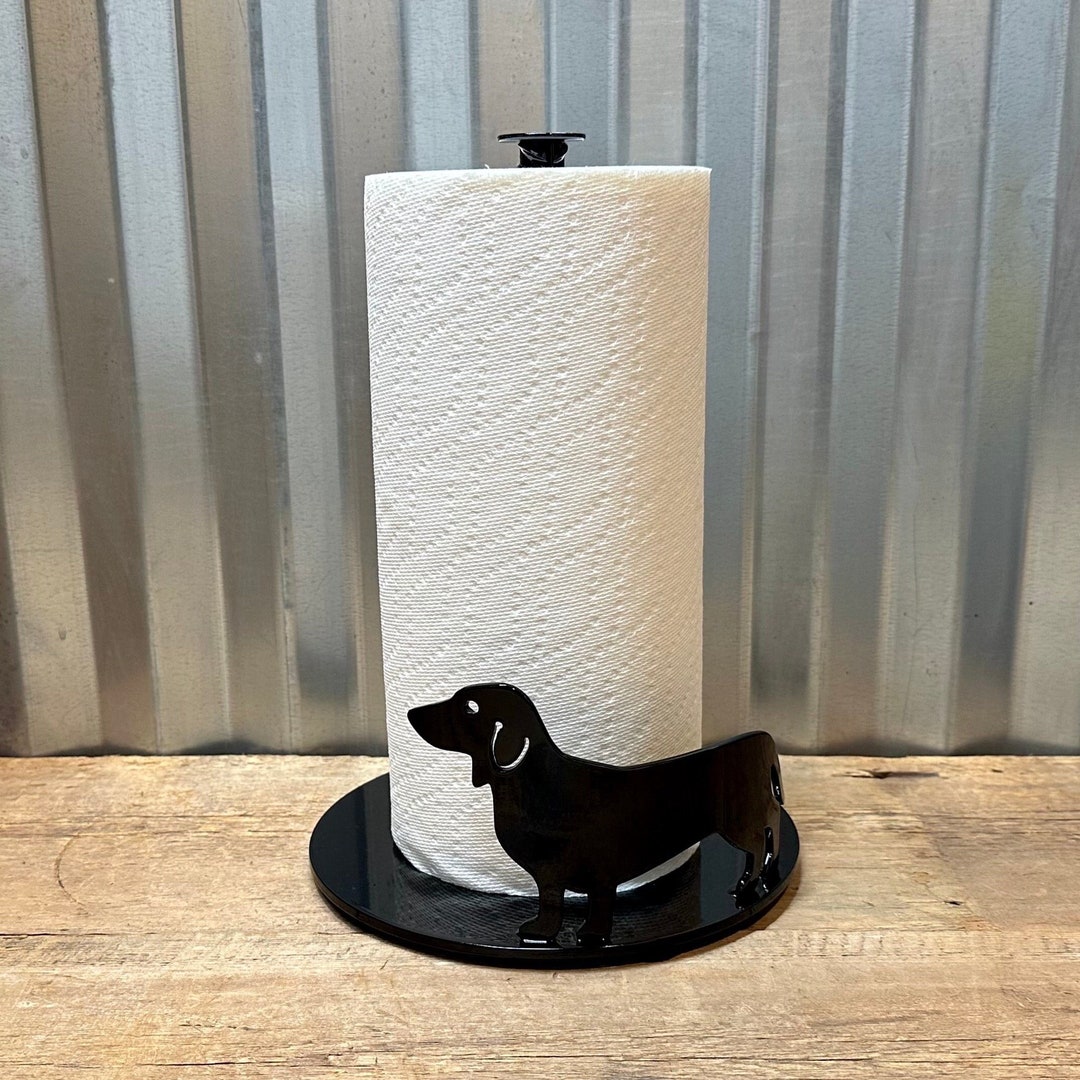 Dachshund Paper Towel Holder - Etsy